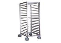 China RK Bakeware China Foodservice NSF 15 Tiers Revent Oven  Double Rack Stainless Steel Baking Tray Trolley for sale
