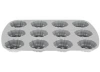 China RK Bakeware China Foodservice NSF 12 Compartment Bundtlette Aluminum Muffin Cake Pan Commercial Grade for sale