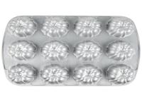 China RK Bakeware China Foodservice NSF 12 Compartment Bundtlette Aluminum Muffin Cake Pan Commercial Grade for sale