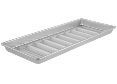 China RK Bakeware China Foodservice NSF 22100 Custom England Glazed Aluminized Steel Hot Dog Bun Pan for sale