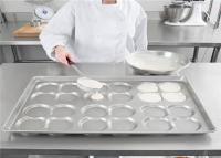 China RK Bakeware China Foodservice NSF 24 Mold Aluminiumized Steel Clustered Hamburger Bun Tray Muffin Top / Cookie Pan for sale