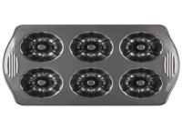 China RK Bakeware China Foodservice NSF Stainless Steel Cake Mould Fluted Mini Bundt Cake Pan for sale