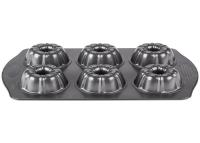 China RK Bakeware China Foodservice NSF Stainless Steel Cake Mould Fluted Mini Bundt Cake Pan for sale