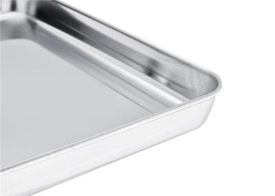China RK Bakeware China Foodservice NSF Rectangle Stainless Steel BakingTray Pizza Biscuit Bread Baking Tray for sale
