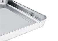 China RK Bakeware China Foodservice Chicago Metallic Aluminum Bun Tray / Cookie / Bread Baking Sheet Tray for sale