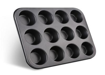 China RK Bakeware China Foodservice Aluminium Muffin Cupcake Baking Tray for sale
