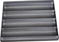 China RK Bakeware China Glazed Aluminum Baguette Baking Tray / Hot Dog Pan / Muffin Trays for sale