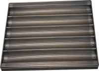China RK Bakeware China Glazed Aluminum Baguette Baking Tray / Hot Dog Pan / Muffin Trays for sale