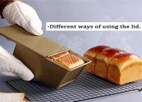 China RK Bakeware China Foodservice NSF Glaze Pullman Loaf Pan With Cover Aluminum Bread Toast Baking Pan for sale