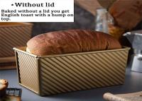 China RK Bakeware China Foodservice NSF Glaze Pullman Loaf Pan With Cover Aluminum Bread Toast Baking Pan for sale