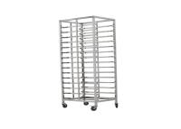 China RK Bakeware China GN1/1 Double Stainless Steel Baking Tray Trolley Bread Oven Rack for sale