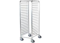 China RK Bakeware China 15 Trays Stainless Steel Baking Trolley Baking Tray Rack Cart Trolley , Baking Cake Rack Cart for sale