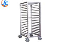 China RK Bakeware China Foodservice NSF Revent Oven  Double Rack Stainless Steel Baking Tray Trolley for sale