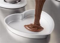 China RK Bakeware China Foodservice NSF 142*134*55 Aluminum Heart Shape Cake Pan Loose Bottom for sale