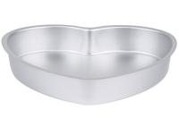 China RK Bakeware China Foodservice NSF 142*134*55 Aluminum Heart Shape Cake Pan Loose Bottom for sale