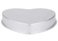 China RK Bakeware China Foodservice NSF 142*134*55 Aluminum Heart Shape Cake Pan Loose Bottom for sale