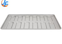 China RK Bakeware China Foodservice NSF 15 Molds Custom Glaze Hoagie Hot Dog Bun Pan for sale