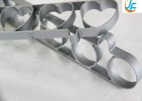 China RK Bakeware China Foodservice NSF 5 6 7 8 9 Inches Aluminum Cake Ring/ Heart Shape Stainless Steel Mousse Cake Ring for sale
