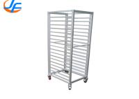 China RK Bakeware China Foodservice NSF Custom Double Oven Rack Baking Tray Trolley Heavy Duty Oven Trolley for sale