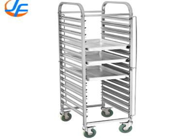 China RK Bakeware China Foodservice NSF Custom 800 600 Revent Oven Baking Tray Trolley Food Trolley With Pan Stainless Steel for sale