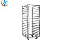 China RK Bakeware China Foodservice NSF Custom 800 600 Revent Oven Baking Tray Trolley Food Trolley With Pan Stainless Steel for sale