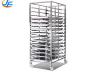 China RK Bakeware China Foodservice NSF Custom Revent Oven Trolley Stainless Steel Baking Tray Rack for sale