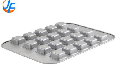 China RK Bakeware China Foodservice NSF Aluminum Pullman Loaf Pans Square Muffin Baking Tray for sale
