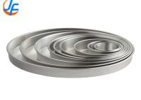 China RK Bakeware China Foodservice NSF 10 Inch Aluminum Round Layer Cake Mould and Straight Sidewall Deep Dish Pizza Pan for sale