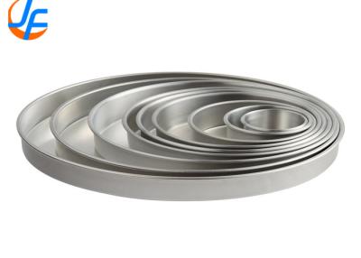 China RK Bakeware China Foodservice NSF 10 Inch Aluminum Round Layer Cake Mould and Straight Sidewall Deep Dish Pizza Pan for sale