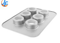 China RK Bakeware China Foodservice NSF Loose Bottom Aluminum Round Cake Mould Aluminized Steel Mini Cheesecake Pan for sale