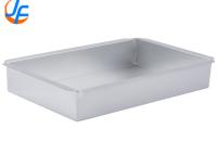 China RK Bakeware China Foodservice NSF Rectangular Aluminium Cake Mould Straight Sided Cake Pan for sale