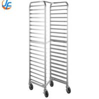 China RK Bakeware China Foodservice NSF 15 Layer 30 Pans SUS304 Baking Tray Trolley Oven Rack Double Rack for sale
