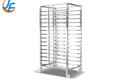 China RK Bakeware China Foodservice NSF 15 Layer 30 Pans SUS304 Baking Tray Trolley Oven Rack Double Rack for sale