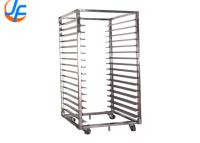 China RK Bakeware China Foodservice NSF 15 Layer 30 Pans SUS304 Baking Tray Trolley Oven Rack Double Rack for sale
