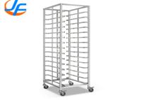 China RK Bakeware China Foodservice NSF 15 Tiers Stainless Steel Bread Cooling Rack Oven Baking Tray Rack Tray Trolley for sale