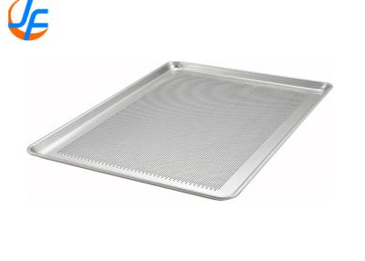 China RK Bakeware China Foodservice Chicago Metallic StayFlat Aluminum Perforated Baking Tray /Bagel Screens for sale