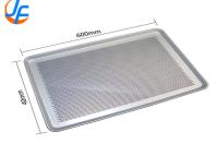 China RK Bakeware China Foodservice Chicago Metallic StayFlat Aluminum Perforated Baking Tray /Bagel Screens for sale