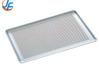 China RK Bakeware China Foodservice Chicago Metallic StayFlat Aluminum Perforated Baking Tray /Bagel Screens for sale