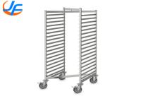 China RK Bakeware China Foodservice NSF 530×325 GN1/1 Oven Baking Tray Trolley Rack / Gastronorm Trolley for sale