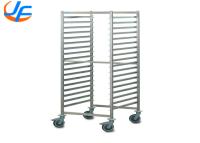 China RK Bakeware China Foodservice NSF 530×325 GN1/1 Oven Baking Tray Trolley Rack / Gastronorm Trolley for sale
