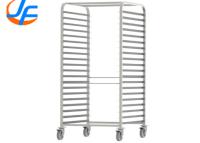 China RK Bakeware China Foodservice NSF Custom Stainless Steel Oven Baking Tray Trolley Double Oven Rack for sale
