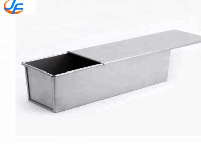 China RK Bakeware China Foodservice NSF 650g Aluminum Pullman Loaf – Perfectly Shaped Sandwich Bread Pan for sale