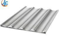 China RK Bakeware China 5 Loaf Glazed Aluminum Baguette Baking Tray/ French Bread Pan for sale