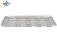China RK Bakeware China Nonstick Aluminized Steel Square Ciabatta Roll Pan Baking Tray for sale