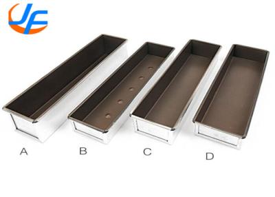 China RK Bakeware China Foodservice NSF Aluminum Pullman Loaf Pan / Bread Pan Bread Tin With Loose Bottom for sale
