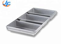 China RK Bakeware China-Aluminumized Steel 3 Straps Rye Mackies Bread Pan Glazed for sale