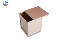 China RK Bakeware China Foodservice NSF Large Capacity Baking Pullman Pan Toast Box With Cover Pullman Bread Pan for sale