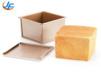 China RK Bakeware China Foodservice NSF Large Capacity Baking Pullman Pan Toast Box With Cover Pullman Bread Pan for sale