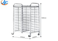 China RK Bakeware China Foodservice NSF Aluminum Baking Tray Trolley Bun Pan Rack Oven Rack for sale
