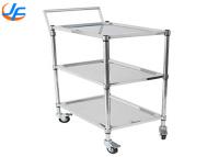 China RK Bakeware China Foodservice NSF Baking Tray Trolley Stainless Steel Mobile Distribution Trolley for sale